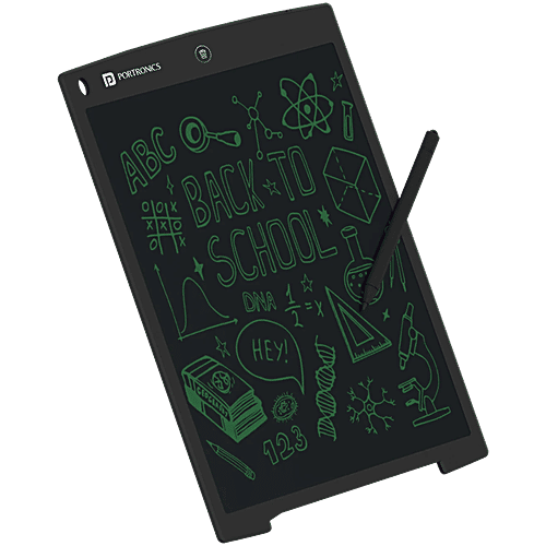 Buy Portronics Ruffpad 12 LCD Writing Pad - 12 Inches Screen, Stylus ...