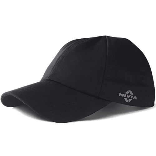 Buy Nivia Classic Cap 3.0, Unisex, Sports Cap - Cotton, Black Online at ...