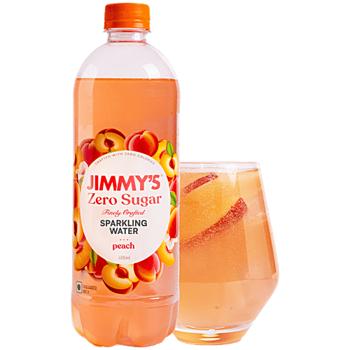 Buy Jimmy's Zero Sugar Peach Sparkling Water Online at Best Price of Rs ...