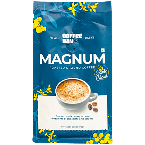 Buy Café Coffee Day Magnum Roasted Ground Coffee Estate Blend With 20% ...