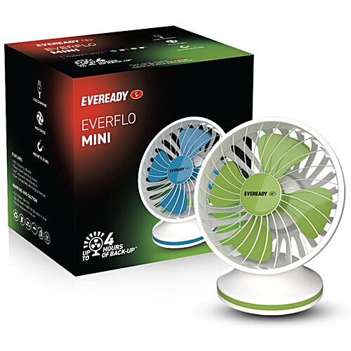 Buy Eveready Rech Fan FE01 GR Everflo mini 12UP Online at Best Price of ...