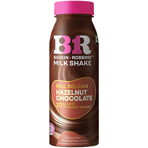 Buy Baskin Robbins Real Belgian Hazelnut Chocolate Milk Shake Online at ...