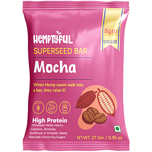 Buy Hemptyful Mocha Superseed Bar Online at Best Price of Rs 65 - bigbasket