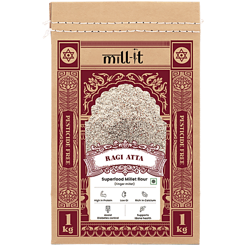 Buy Mill-it Superfood Finger Millet Flour/Ragi Atta Online at Best ...