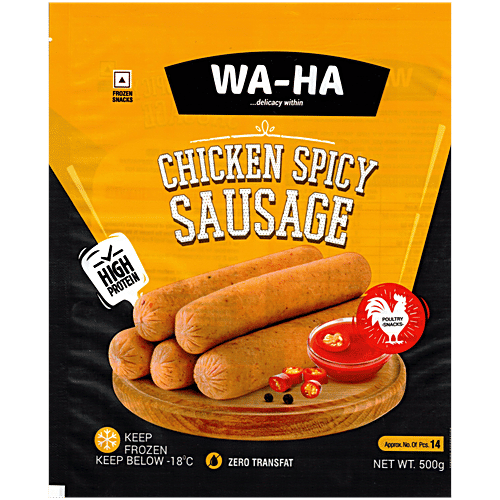 Buy WA-HA Chicken Spicy Sausage Online at Best Price of Rs 330 - bigbasket