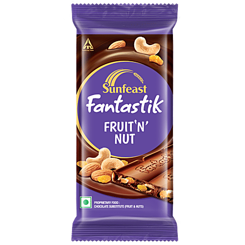 Buy Sunfeast Fantastik Fruit 'N' Nut Chocolate Bar Online at Best Price ...