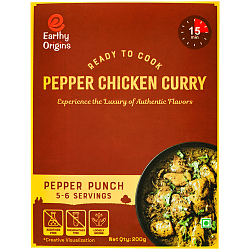 Buy Earthy Origins Pepper Chicken Gravy Curry Paste Online at Best ...