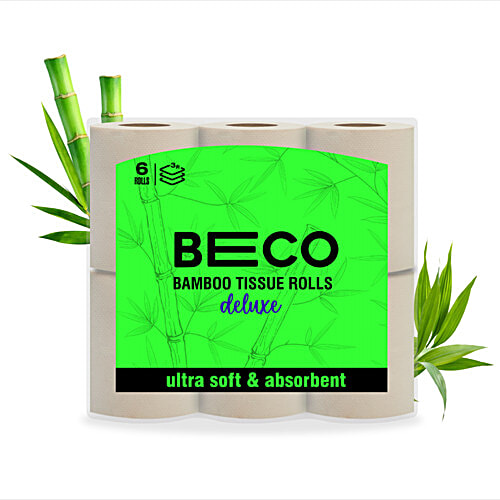 Buy Beco Deluxe Bamboo Tissue Rolls Online at Best Price of Rs 183.75 ...