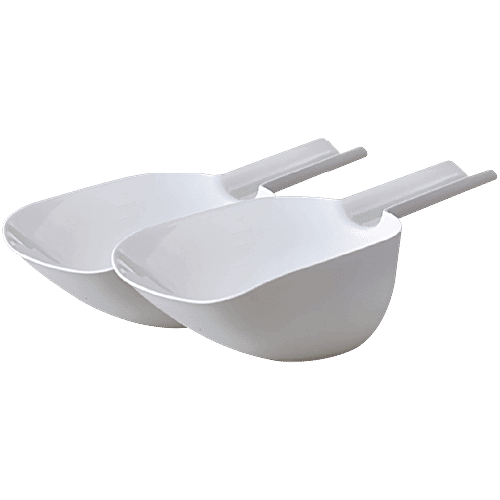 Buy All Time Plastic Scoops - Big Size, White Online at Best Price of ...