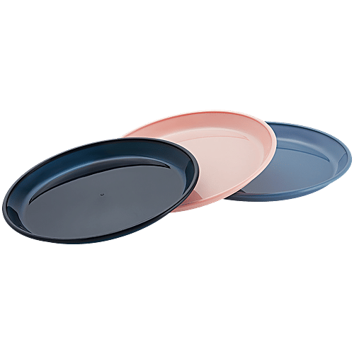 Buy All Time Plastic Treat Plates - Assorted Colour Online at Best ...
