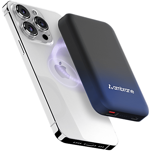 Buy Ambrane 10000 mAh MagSafe Wireless Fast Charging Power Bank ...