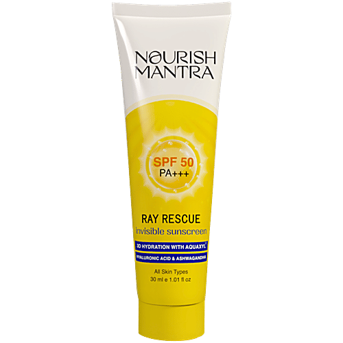 Buy Nourish Mantra Ray Rescue Invisible Sunscreen Online at Best Price ...