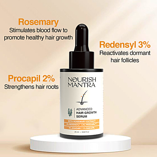 Buy Nourish Mantra Advanced Hair Growth Serum - With Rosemary Extract ...