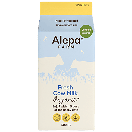 Buy Alepa Farm Fresh Cow Milk - Organic Online at Best Price of Rs 45 ...