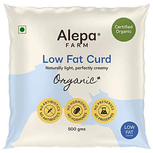 Buy Alepa Farm Low-Fat Curd - Organic Online at Best Price of Rs 45 ...