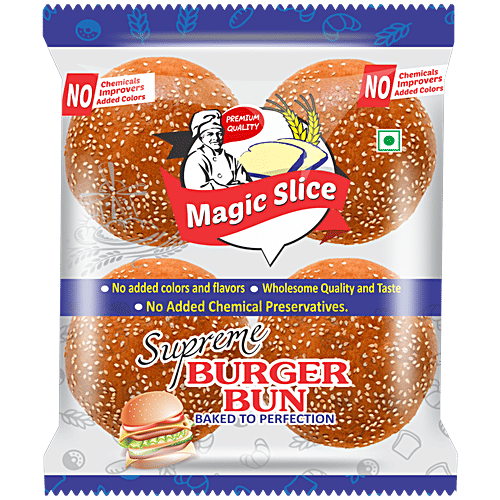 Buy Magic Slice Supreme Whole Wheat Burger Bun Online at Best Price of ...