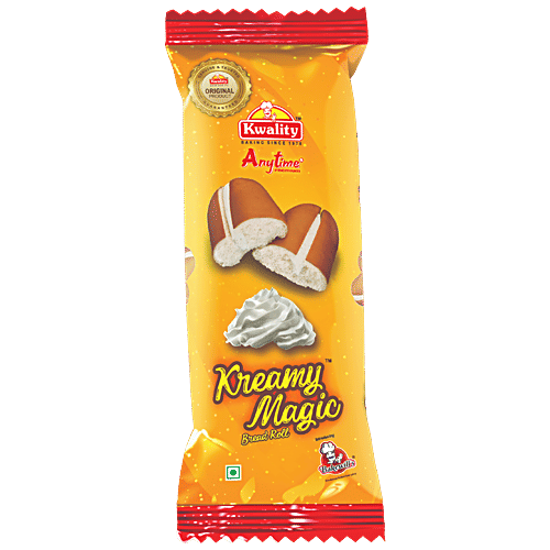 Buy Kwality Anytime Kreamy Magic Bread Roll - Vanilla Online at Best Price of Rs 12 - bigbasket