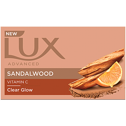 Buy Lux Advanced Clear Glow Sandalwood Soap Online at Best Price of Rs ...