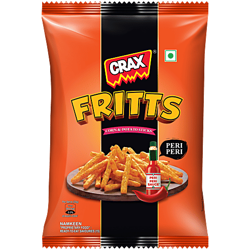Buy Crax Fritts Peri Peri Corn & Potato Sticks Online at Best Price of ...