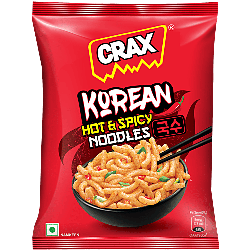 Buy Crax Korean Hot & Spicy Noodles Puffs Online at Best Price of Rs 39 ...