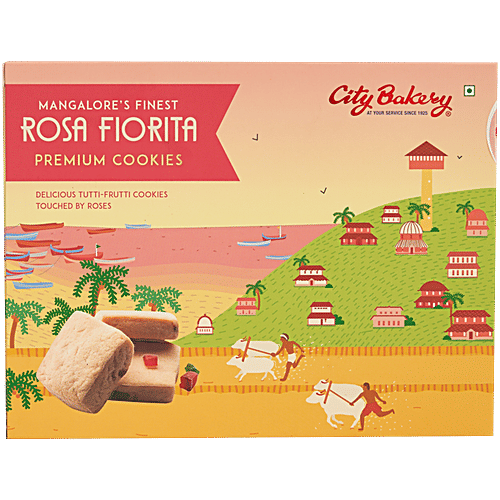 Buy City Bakery Rosa Fiorita Tutti Frutti Cookies Online at Best Price ...