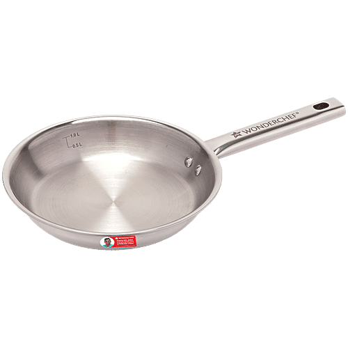 Buy Wonderchef Stella Triply Stainless Steel Fry Pan - 24 cm Online at ...