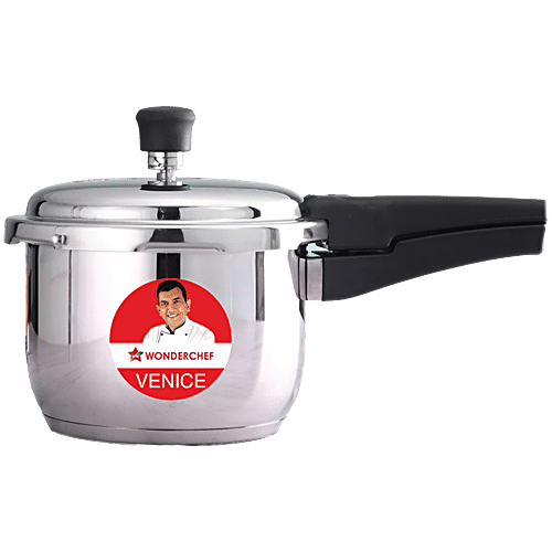 Buy Wonderchef Venice Stainless Steel Pressure Cooker - Triply Bottom ...