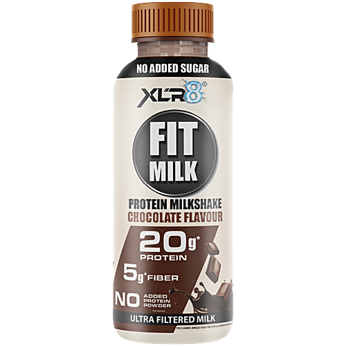 Buy XLR8 FitMilk Chocolate Flavour Protein Milkshake Online at Best ...