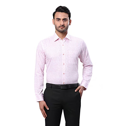 Buy Raymond Red Slim Fit Printed Shirt Online at Best Price of Rs 1974 ...