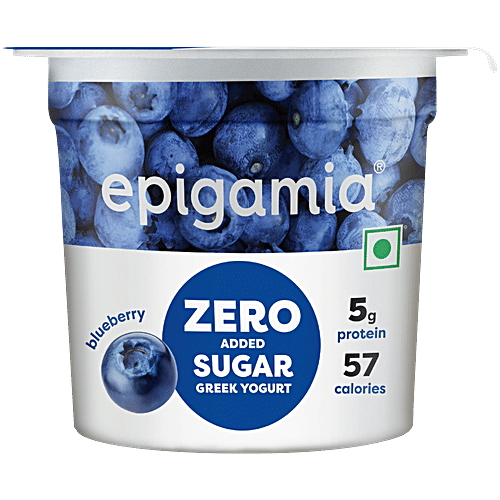 Buy Epigamia No Added Sugar Blueberry Yogurt Online at Best Price of Rs ...