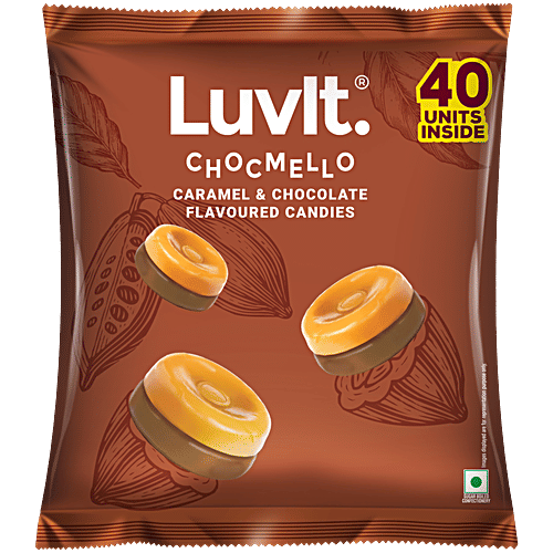 Buy LuvIt Chocmello Caramel & Chocolate Flavoured Candies Online at ...