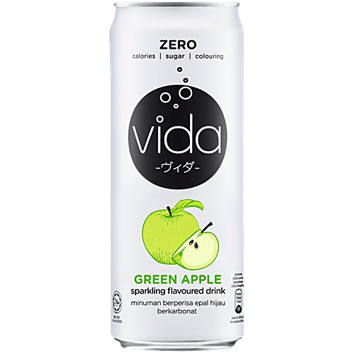 Buy Vida Zero Calorie Green Apple Sparkling Flavoured Drink Online at ...