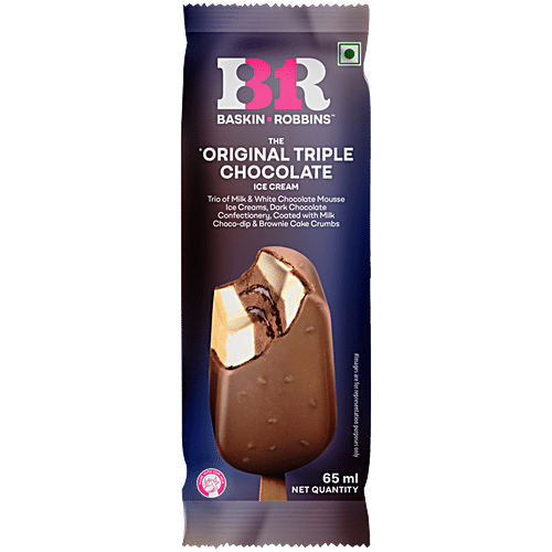 Buy Baskin Robbins The Original Triple Chocolate Ice Cream Bar Online ...
