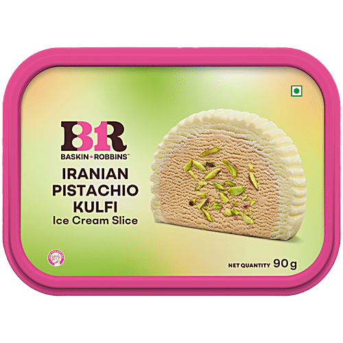 Buy Baskin Robbins Iranian Pistachio Kulfi Ice Cream Slice Online at ...