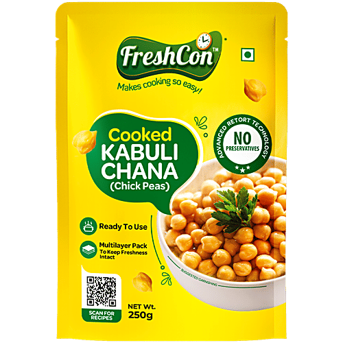 Buy Freshcon Cooked Kabuli Chana/Chick Peas Online at Best Price of Rs ...