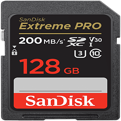 Buy Sandisk Extreme Pro SDXC UHS I Card 128GB - Up to 200MB/s Read ...