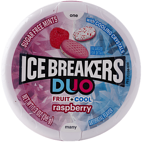 Buy Ice Breakers Duo Fruit + Cool Raspberry Sugar Free Mints With ...