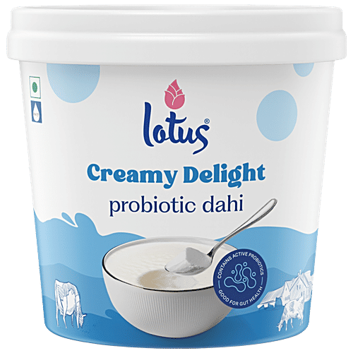 Buy Lotus Dairy Creamy Delight Probiotic Dahi Online at Best Price of ...