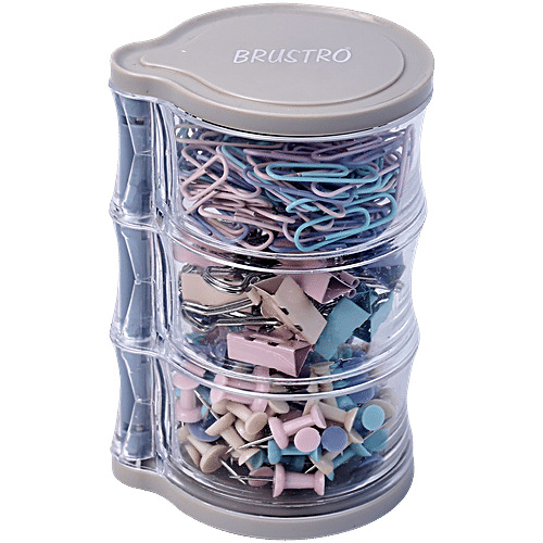 Buy Brustro Deskmate Rotational Clip Box Online at Best Price of Rs 299 ...
