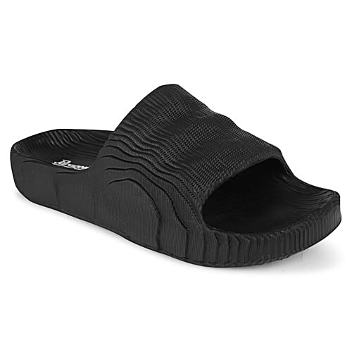 Buy Paragon Daily Wear Lightweight Black Sliders For Men Online at Best ...