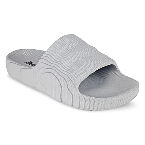Buy Paragon Daily Wear Lightweight Light Grey Sliders For Men Online at ...