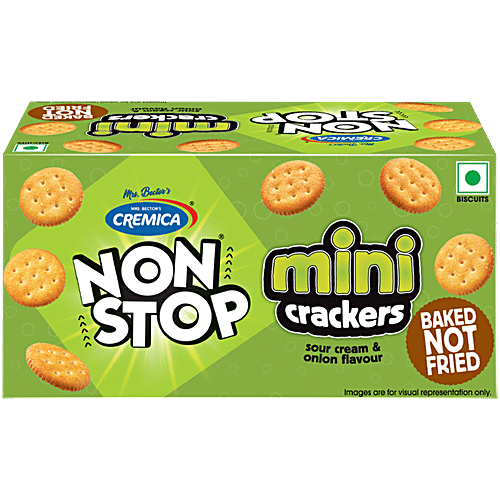 Buy Cremica Non Stop Sour Cream & Onion Mini Cracker Online at Best ...