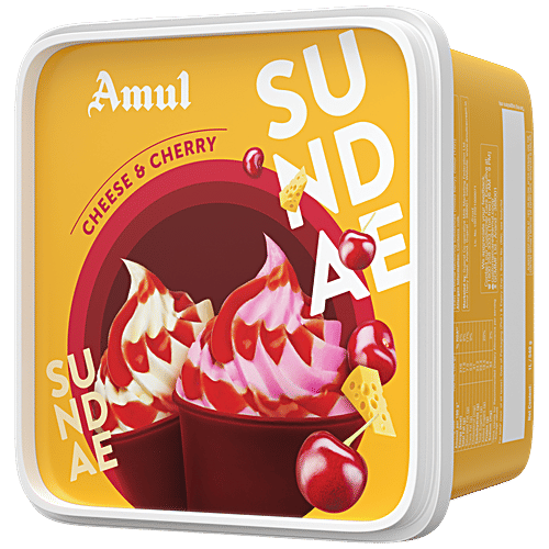 Buy Amul Sundae Cheese & Cherry Ice Cream Online at Best Price of Rs ...
