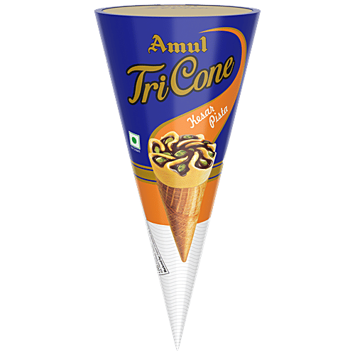 Buy Amul Kesar Pista Tricone Ice Cream Online at Best Price of Rs 35.8 ...