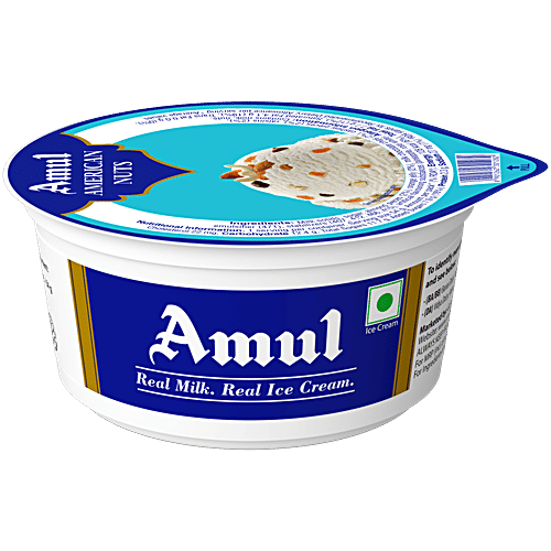 Buy Amul American Nuts Ice Cream Online at Best Price of Rs 25 - bigbasket