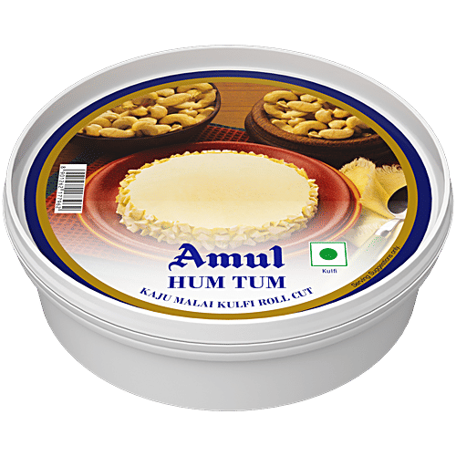 Buy Amul Hum Tum Kaju Malai Kulfi Roll Cut Online at Best Price of Rs ...