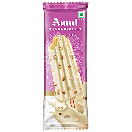 Buy Amul Raj Bhog Kulfi Ice Cream Stick Online at Best Price of Rs 26. ...