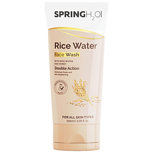 Buy Spring H2O Rice Water Face Wash - With Honey Online at Best Price ...