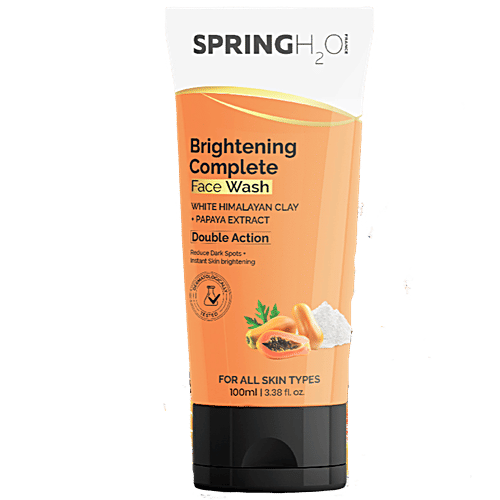 Buy Spring H2O Brightening Complete Face Wash - White Himalayan Clay ...
