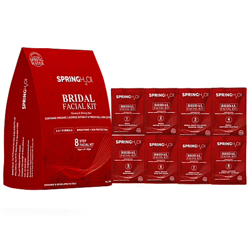 Buy Spring H2O Bridal 8 Step Facial Kit - For Glowing & Shining Skin ...